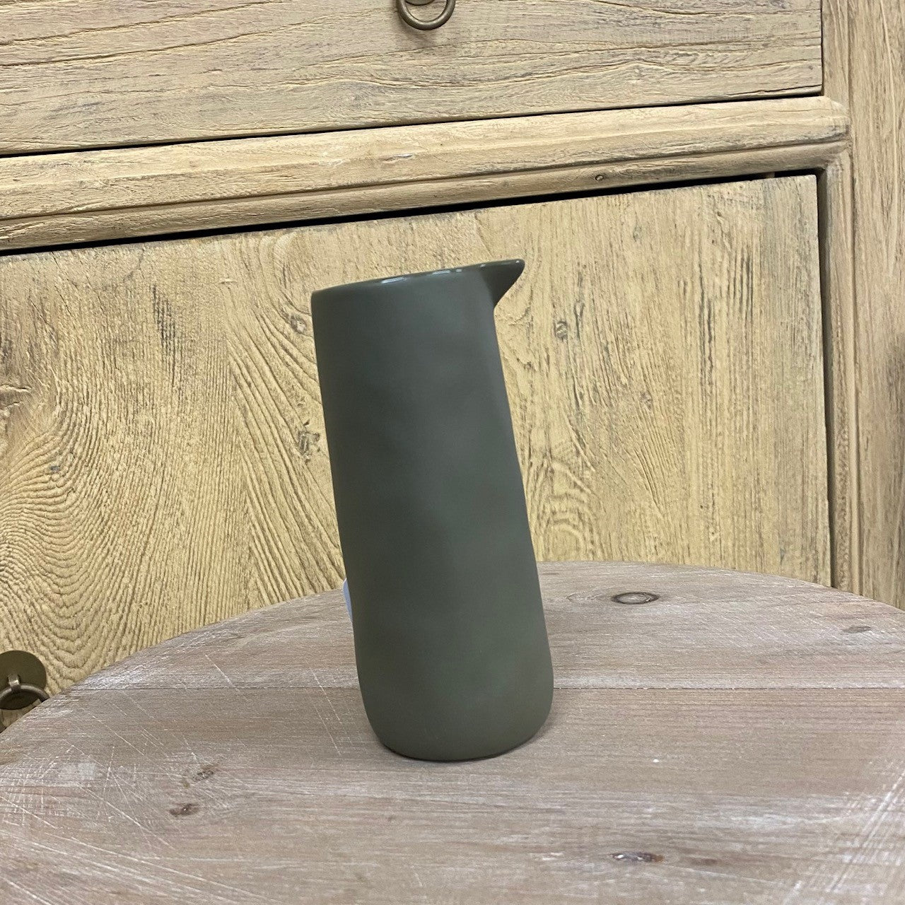 Flax Jug No Handle h13cm- Khaki – Flax Ceramics