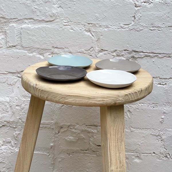 Flax Side Plate d16cm - Duck Egg – Flax Ceramics