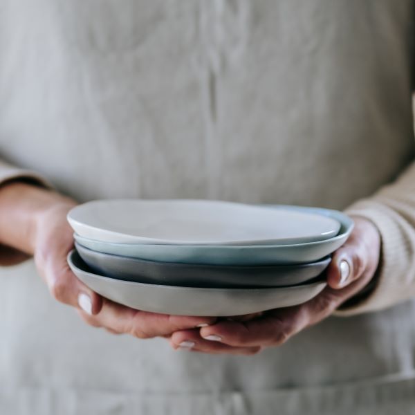 Flax Side Plate d16cm - Duck Egg – Flax Ceramics